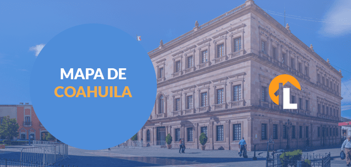 Mapa de Coahuila con división territorial y municipal | Lamudi